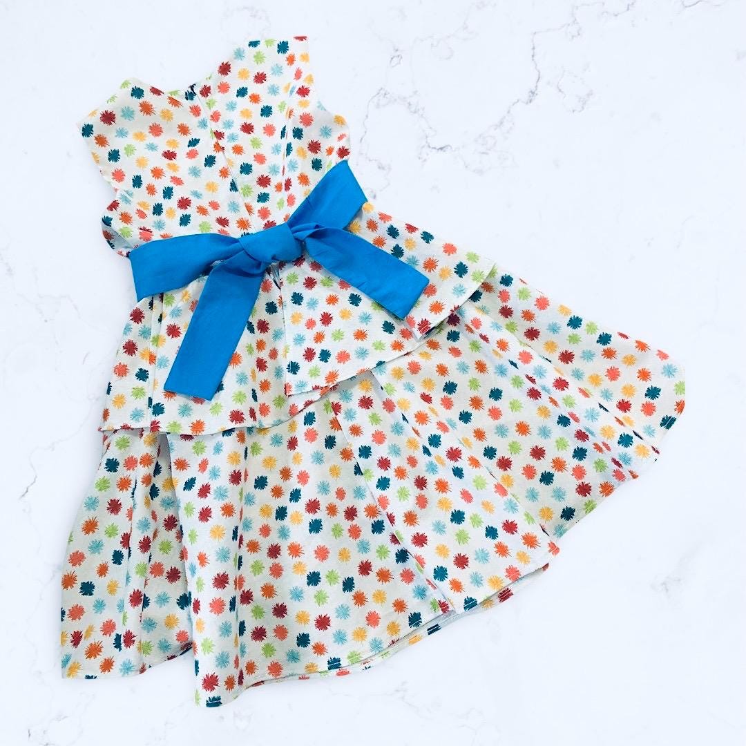 Miss Smarty Pants New Hand Crafted Colorful Polka Dot Dress Size 5 - Etsy