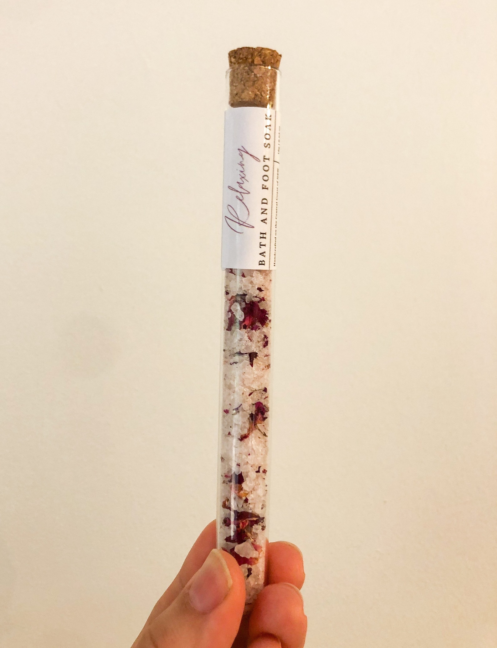 Bath Salt Test Tube Shots All Natural Essential Oil Botanical Soak ...