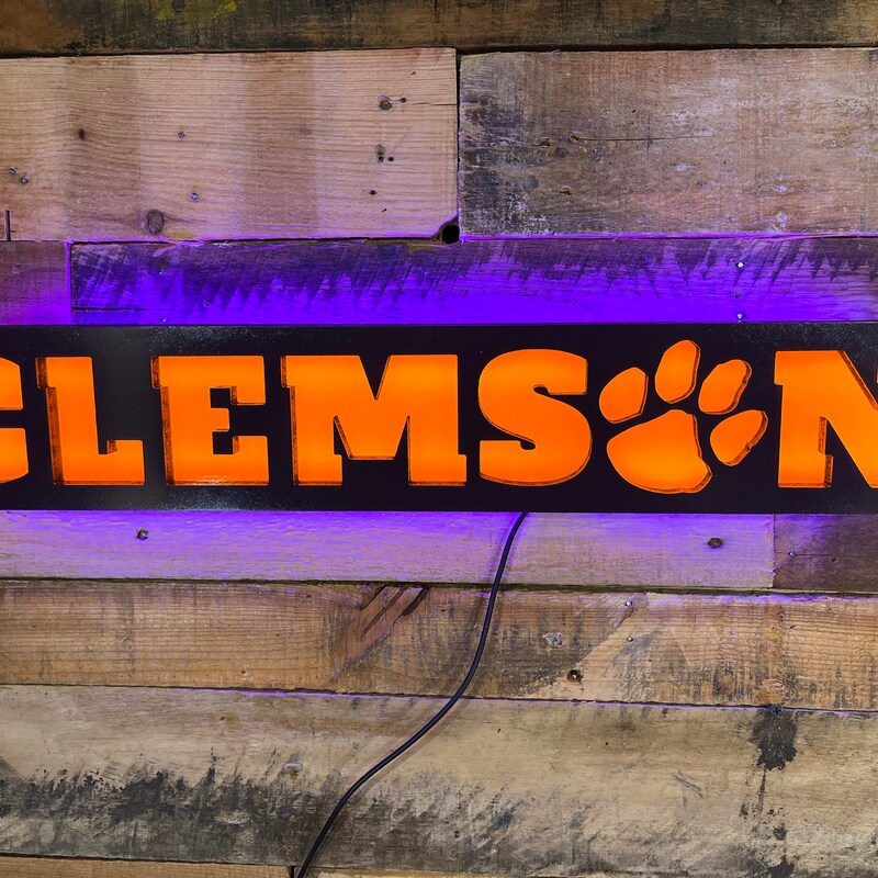 Clemson Sign - Etsy