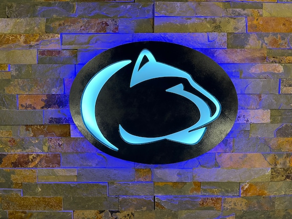 Custom Penn State Logo PSU. Nittany Lion Chipmunk LED - Etsy India