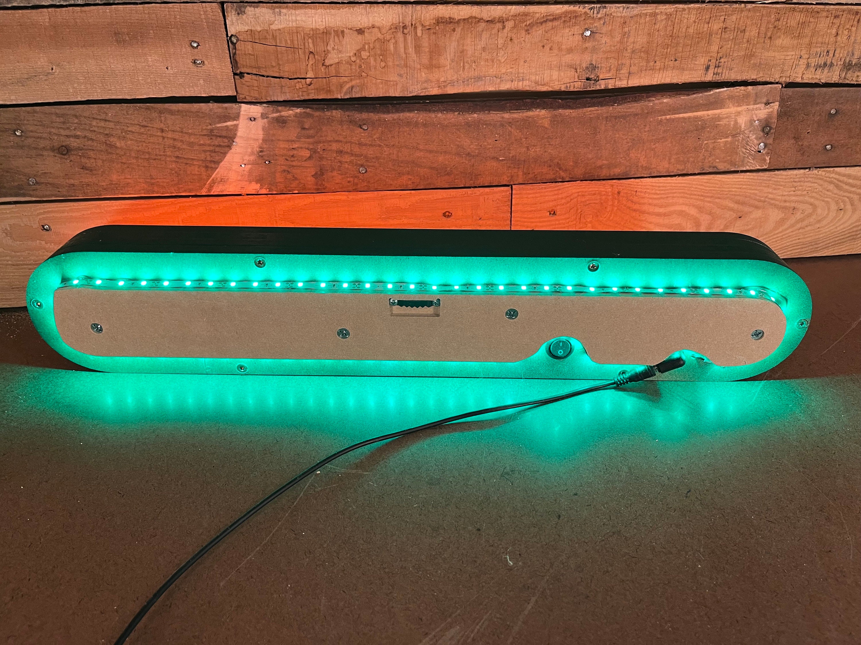 Go Canes Miami Hurricanes Sports Logo LED Lighted Wall Sign, Bar Sign ...