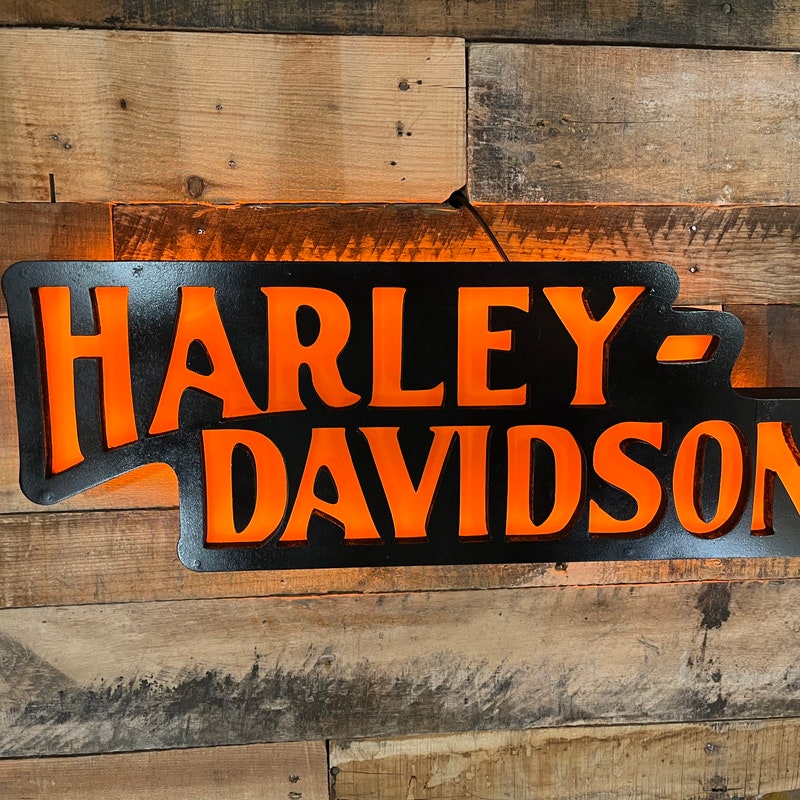 Harley Davidson Sign - Etsy