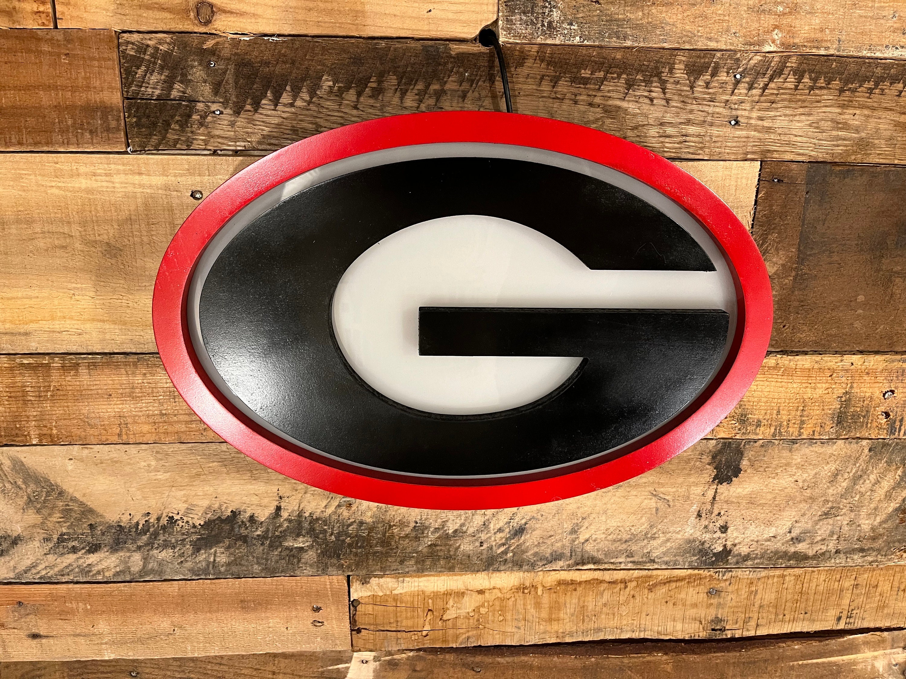 Custom Seventh Letter of the Alphabet LED Lighted Wall Sign - Etsy