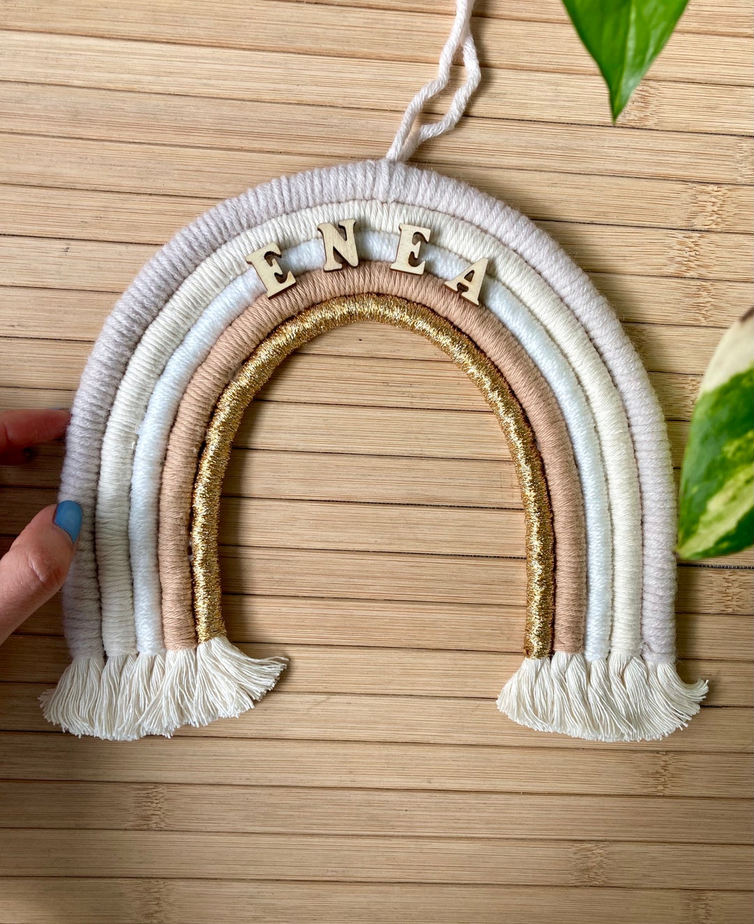 Macramé arc-en-ciel Déco pour chambre garçon et fille - Etsy France
