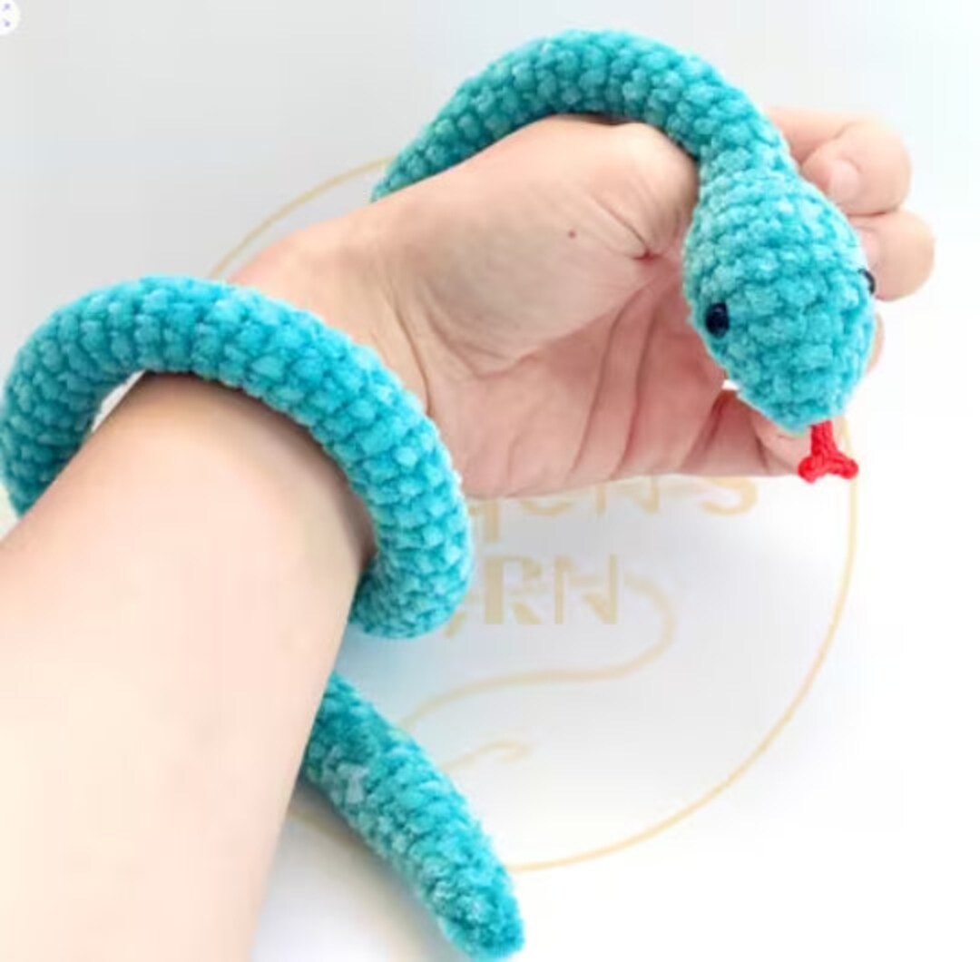 Snake Crochet Pattern Crochet Pattern for Beginner Doll Toy - Etsy