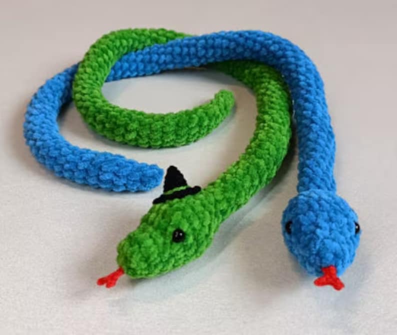 Snake Crochet Pattern Crochet Pattern for Beginner Doll Toy - Etsy