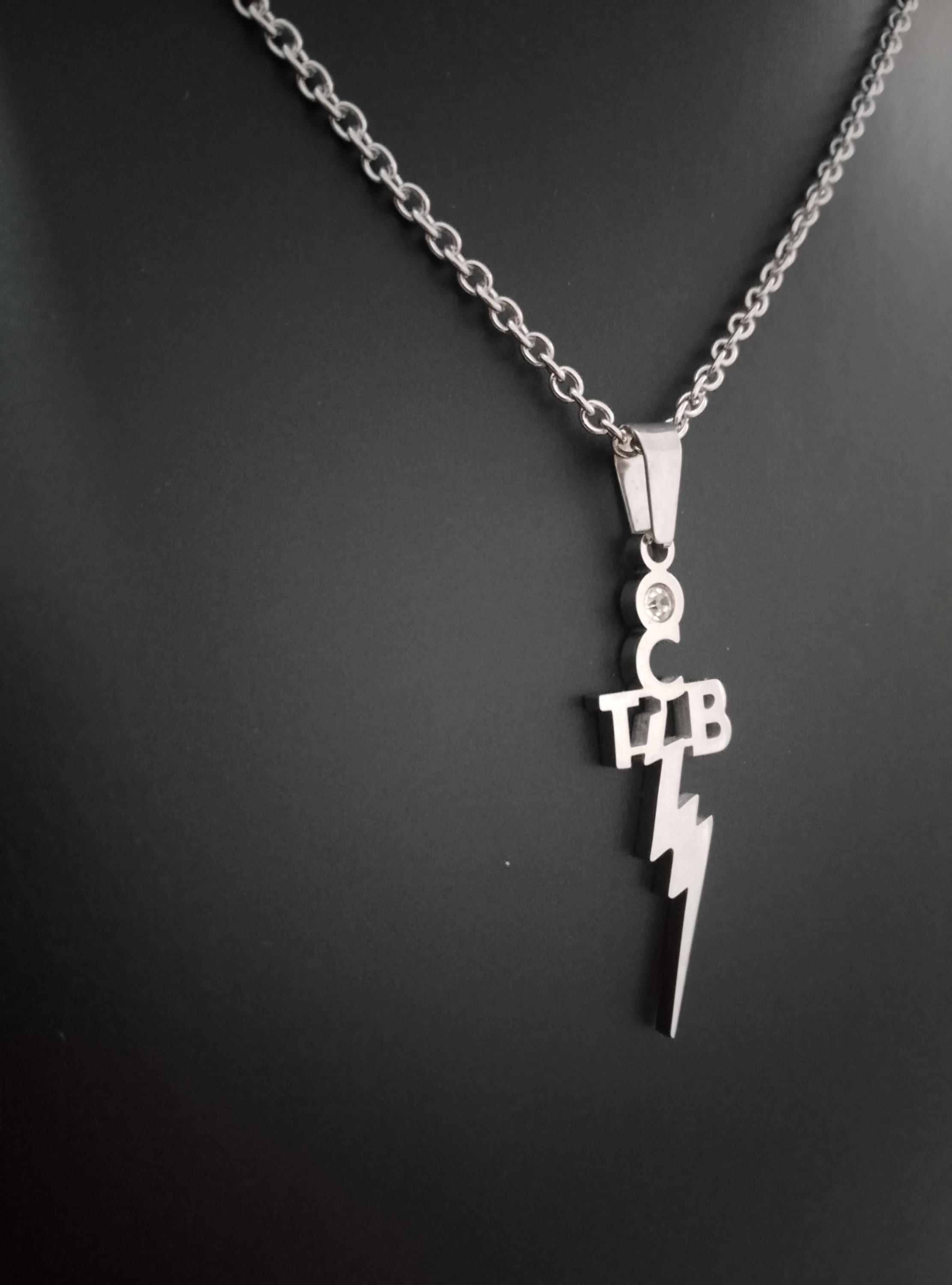 Elvis TCB Unique Exemplary With Zirconia Set in the Center Silver ...