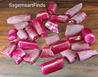 Lab Created Ruby Rough - Etsy