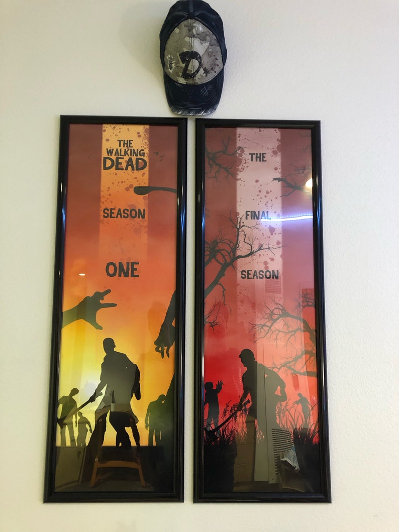 The Walking Dead Game: Poster Set Clementine and Lee - Etsy