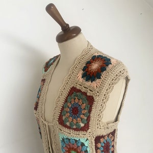 Long Granny Square Vest Crochet Pattern (PDF Download) - Etsy