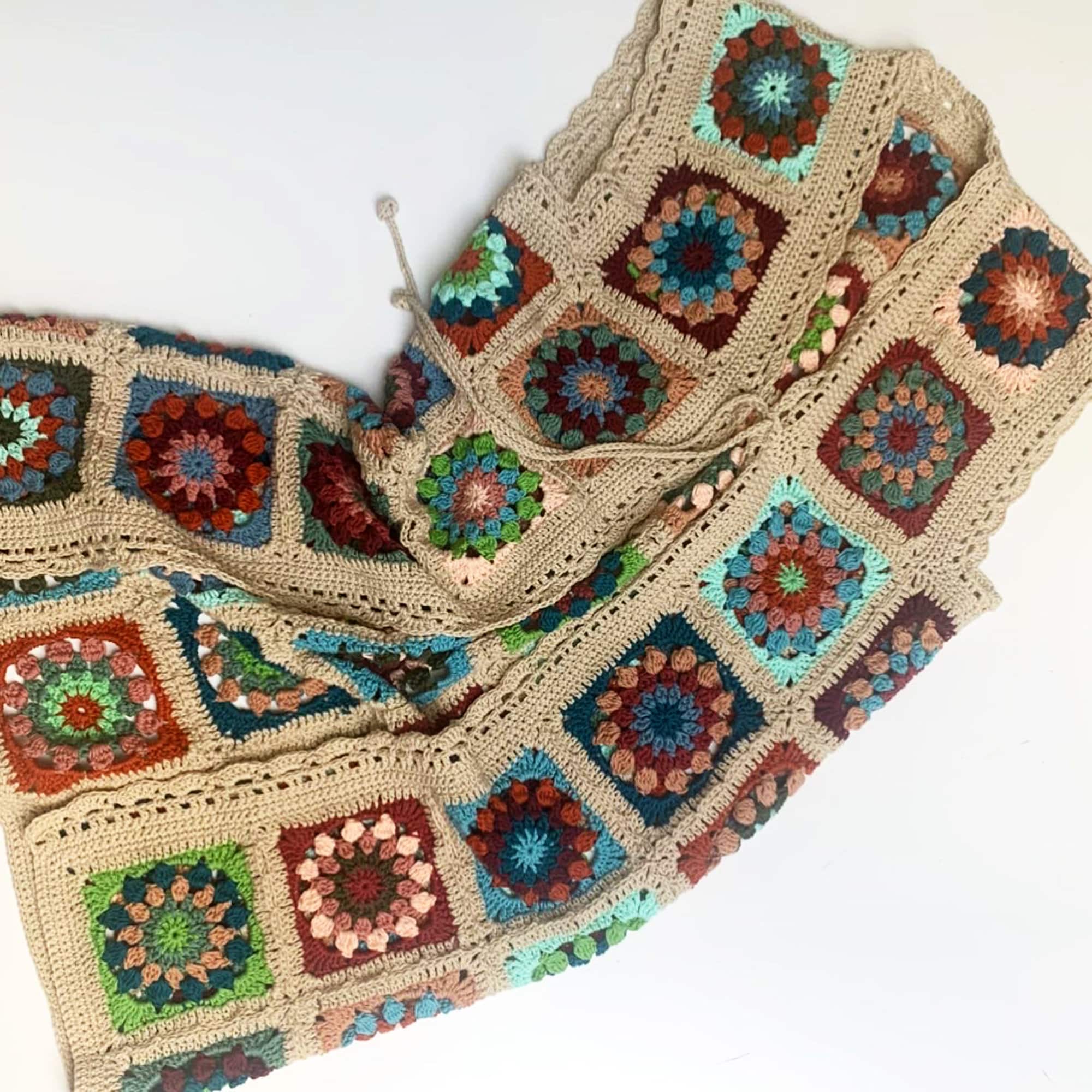 Long Granny Square Vest Crochet Pattern (PDF Download) - Etsy