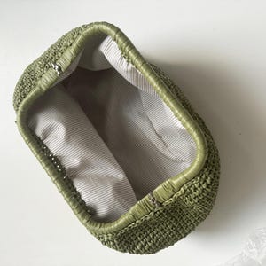 Rafia Clutch Bag Pattern, Covered Frame Bag, Crochet Bag Pattern ...