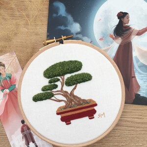 Bonsai Tree Hand Embroidery Pattern: Beginner Needlework (PDF Pattern ...