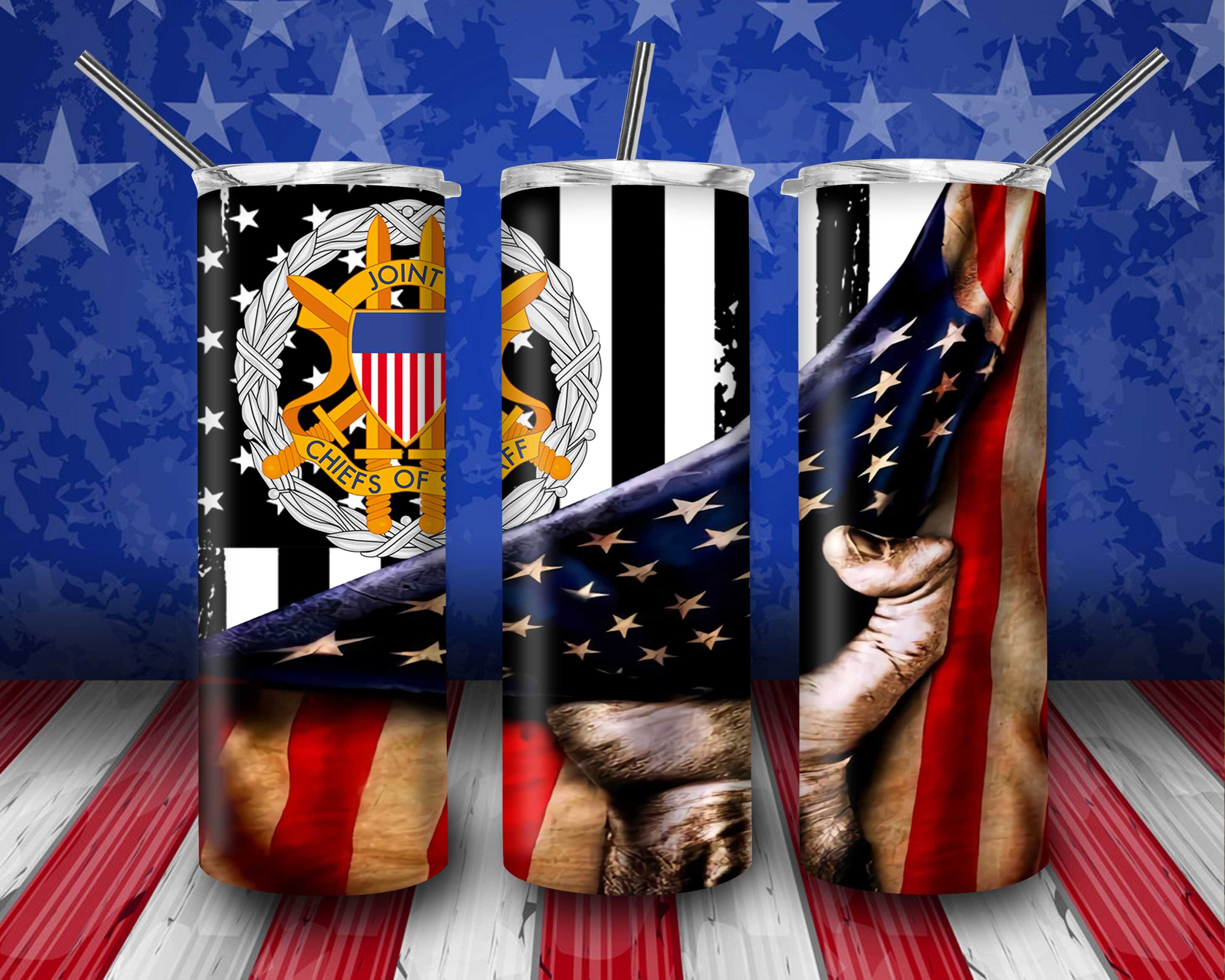 American Flag US Navy Vintage Artwork for 20oz Skinny Tumbler ...