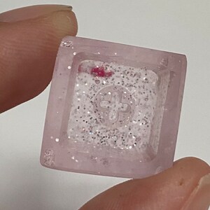 Pink Glitter Resin Key Caps Set (letters and Punctuation Only) - Etsy