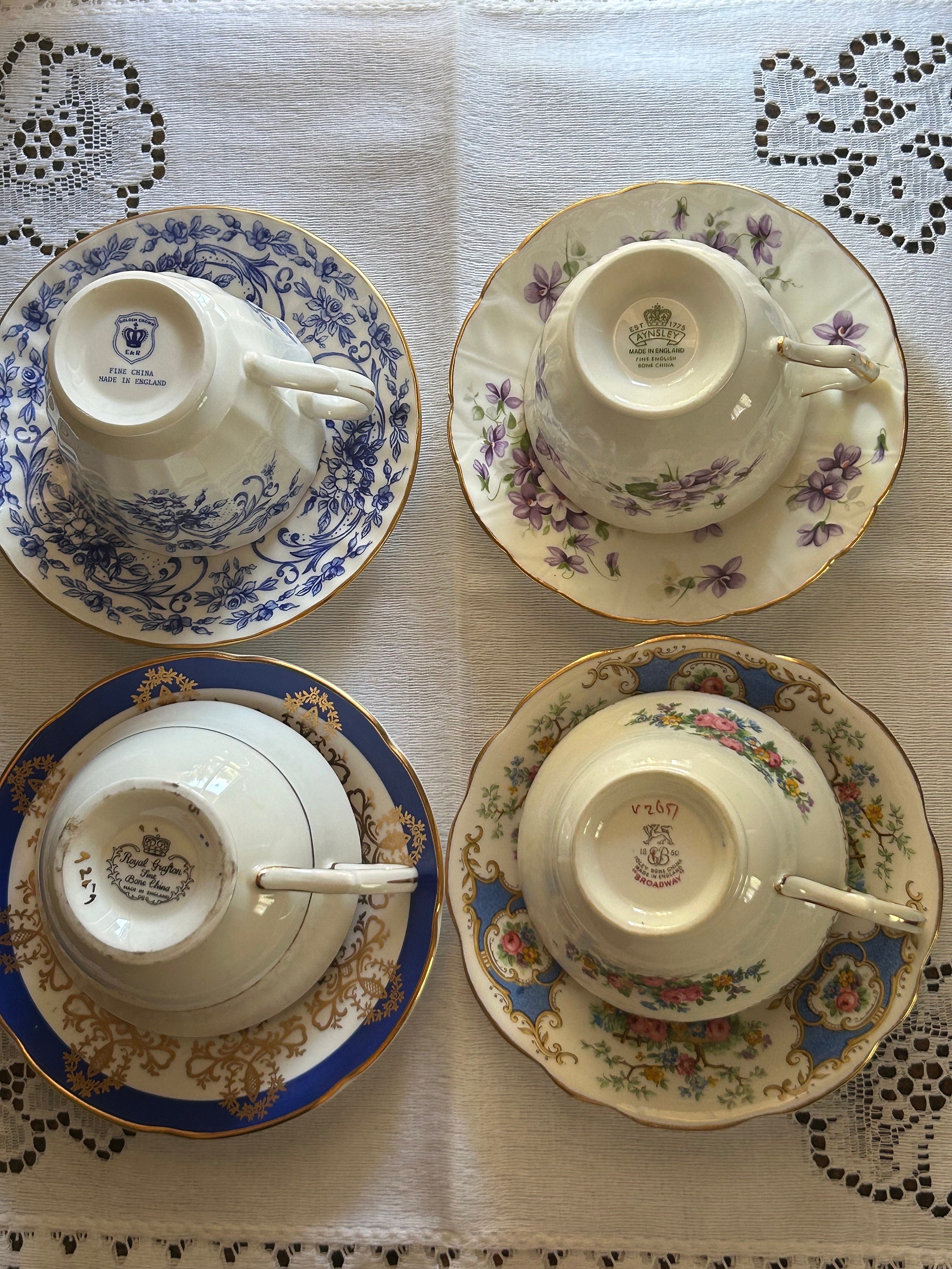 Vintage English Tea Cups - Etsy