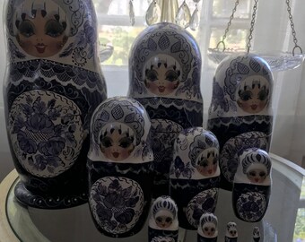Antique Russian Nesting Dolls | Etsy