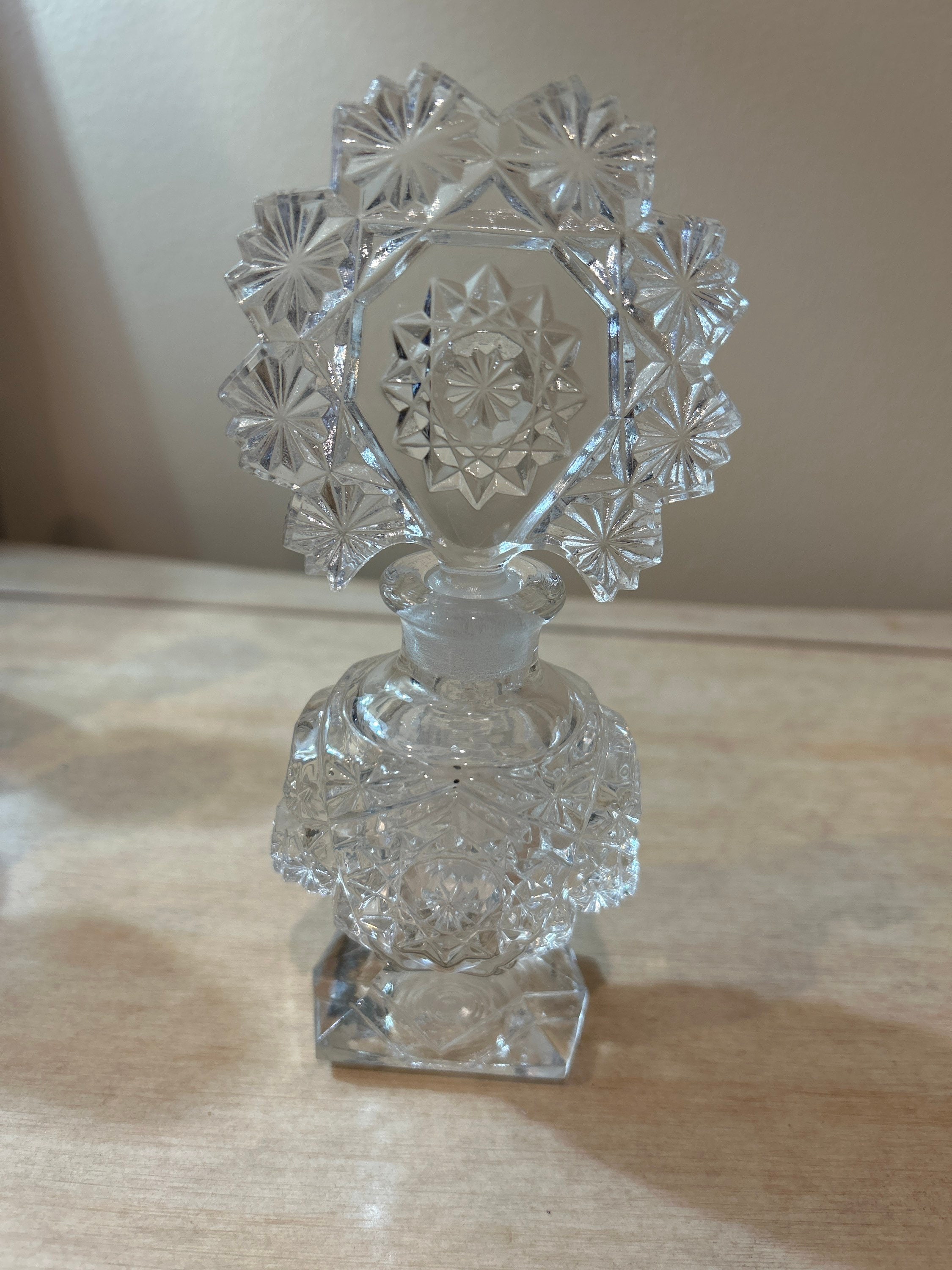 Vintage Art Deco Perfume Bottle - Etsy