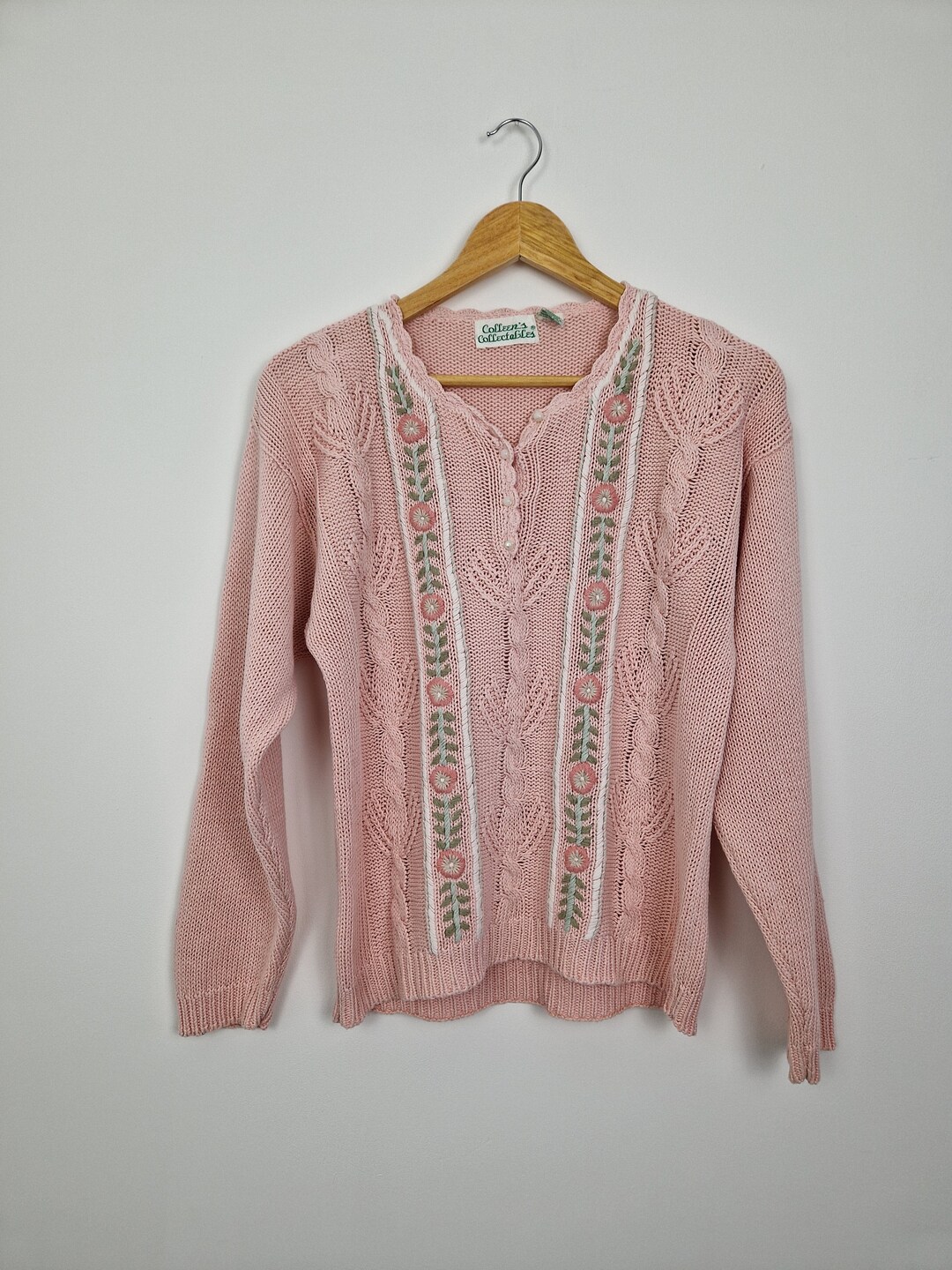 Vintage Prairie Cottagecore Embroidered Jumper - Etsy