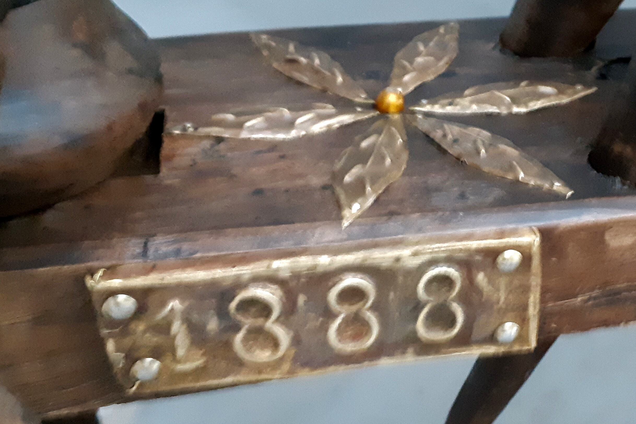 Antique Unique Working Spinning Wheel With Encrustations and - Etsy