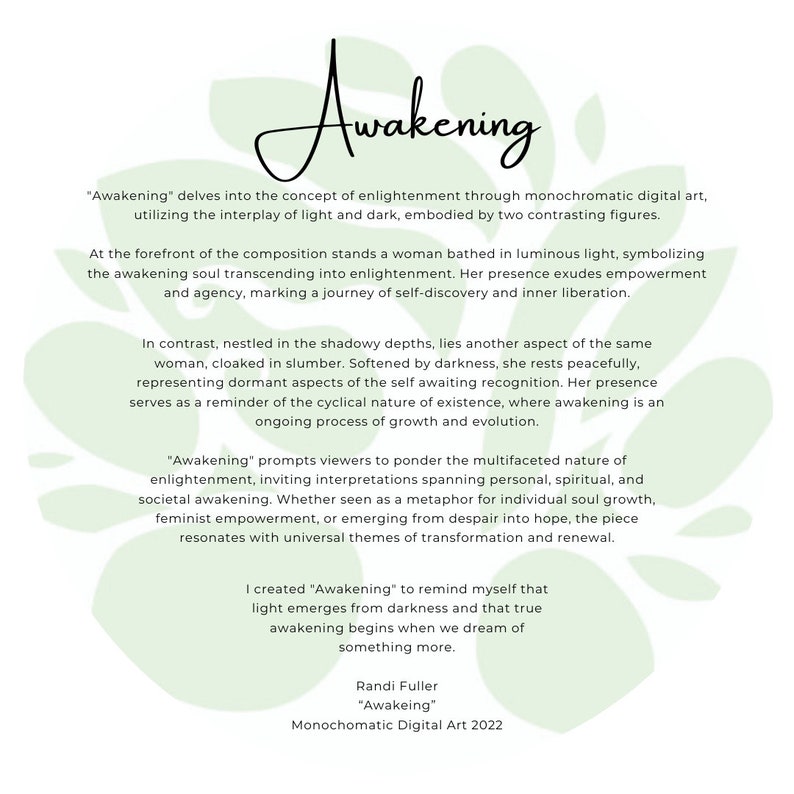 Awakening | Modern Abstract Minimalist Art | Spiritual Art ...