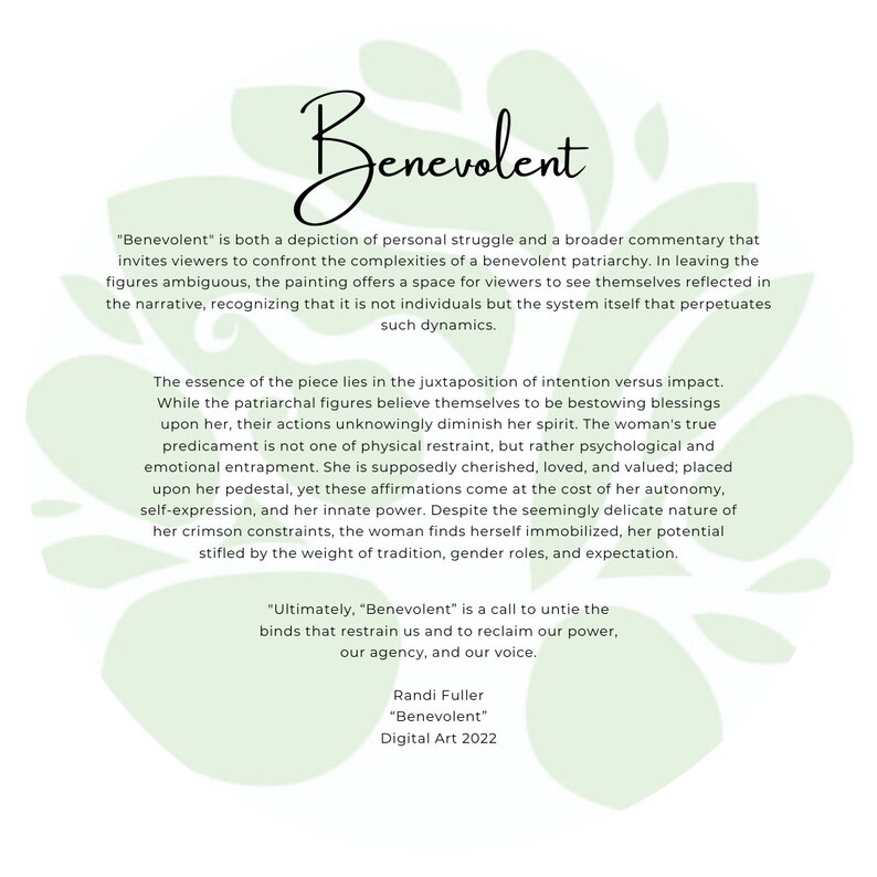 Benevolent | Modern Abstract Minimalist Art | Spiritual | Digital Fine ...