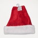 Christmas Plush Santa Hat With Custom Name or Text Embroidered - Etsy