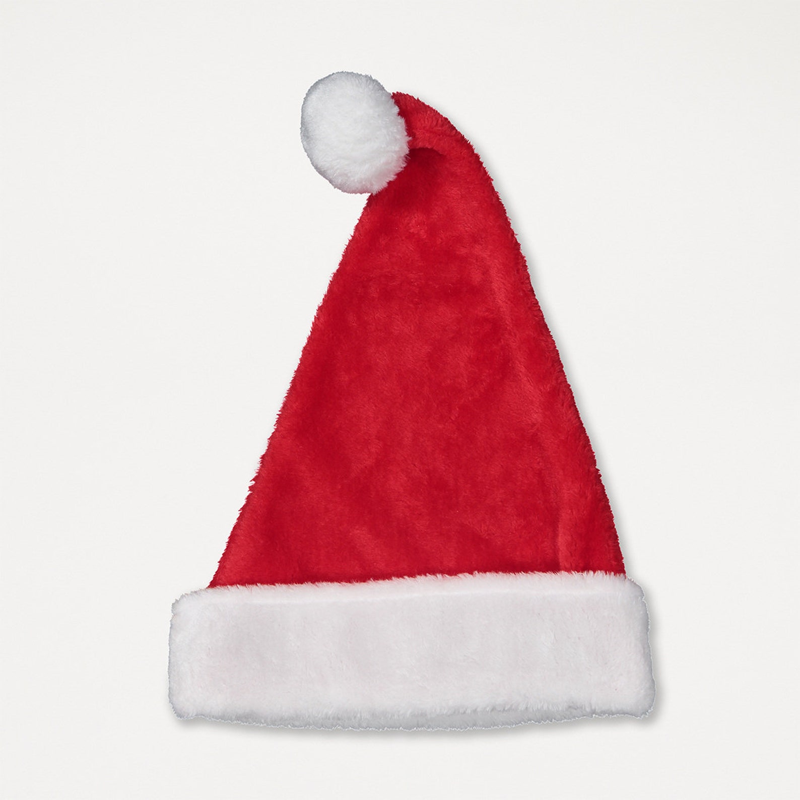 Christmas Plush Santa Hat With Custom Name or Text Embroidered - Etsy