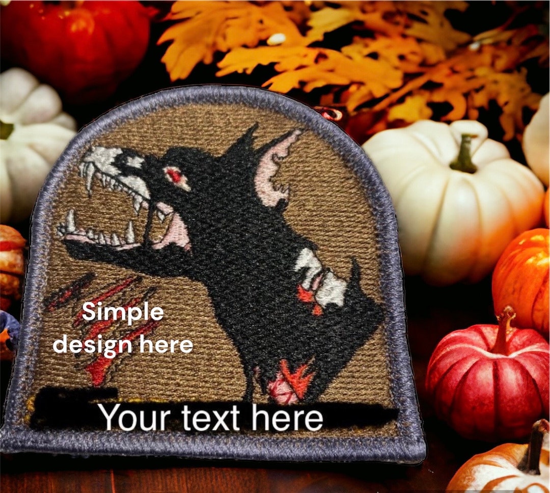 Customizable Hellhound Patch - Etsy