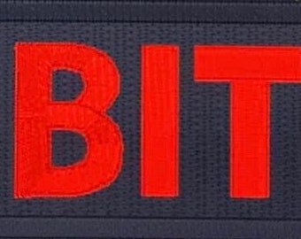 I Bite Velcro Patch - Etsy