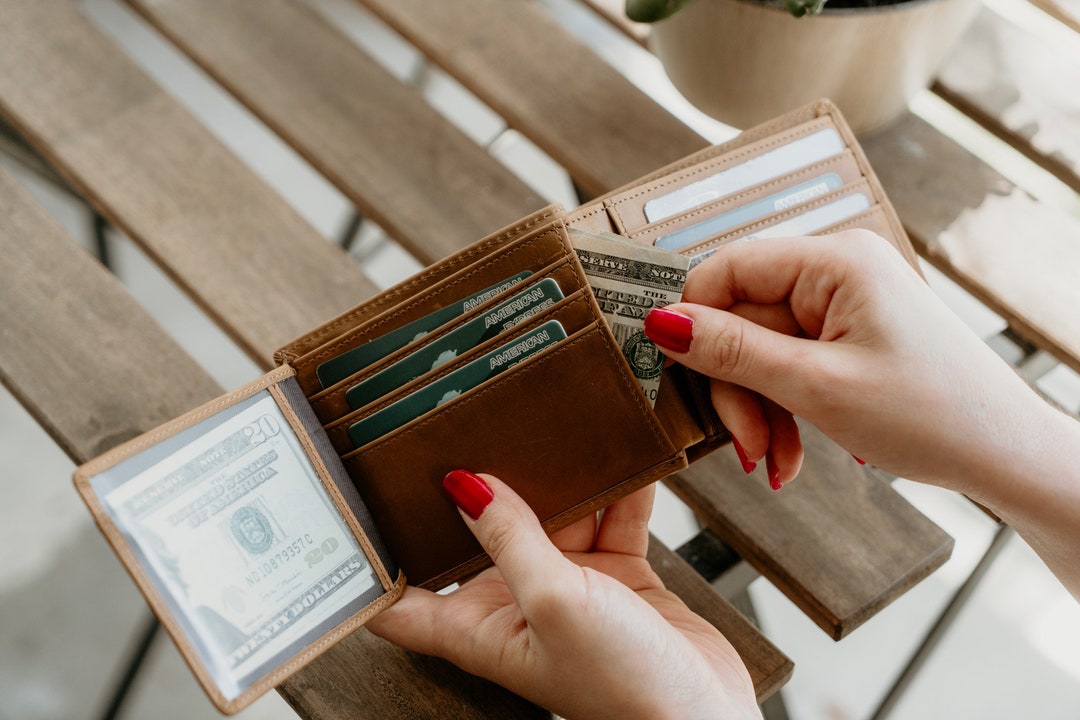 Christmas Gift, Trifold Mens Wallet, Personalized Men Wallet, Leather ...