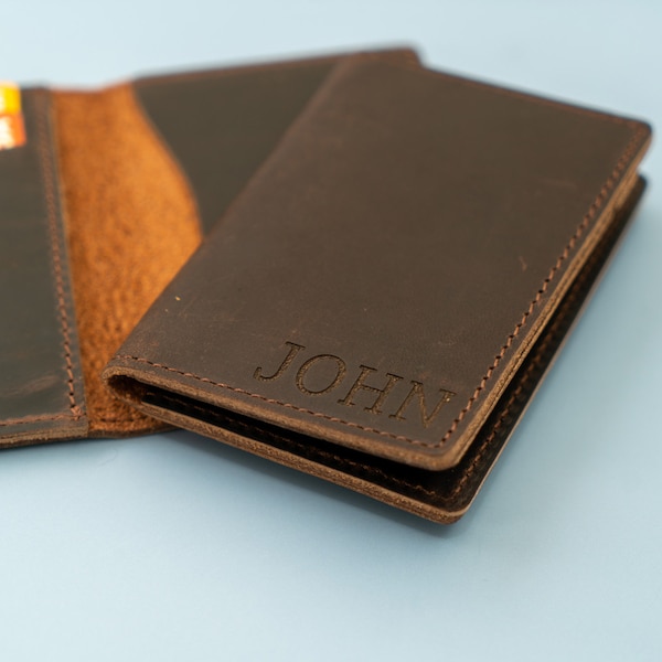 Leather Wallet Men - Etsy