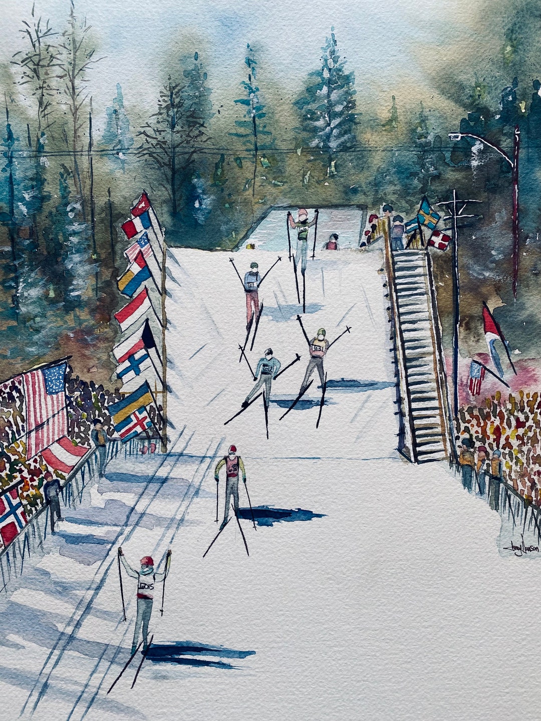 Race to the International Birkebeiner Bridge - Etsy