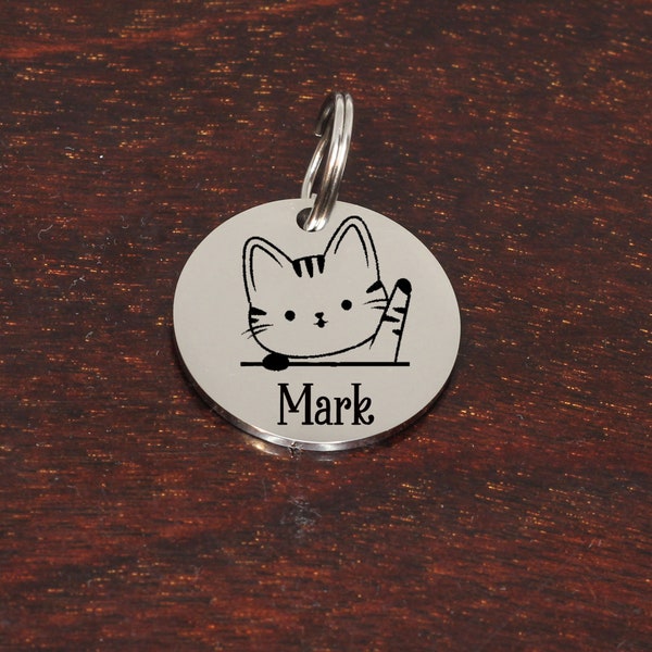 Cat Tags - Etsy
