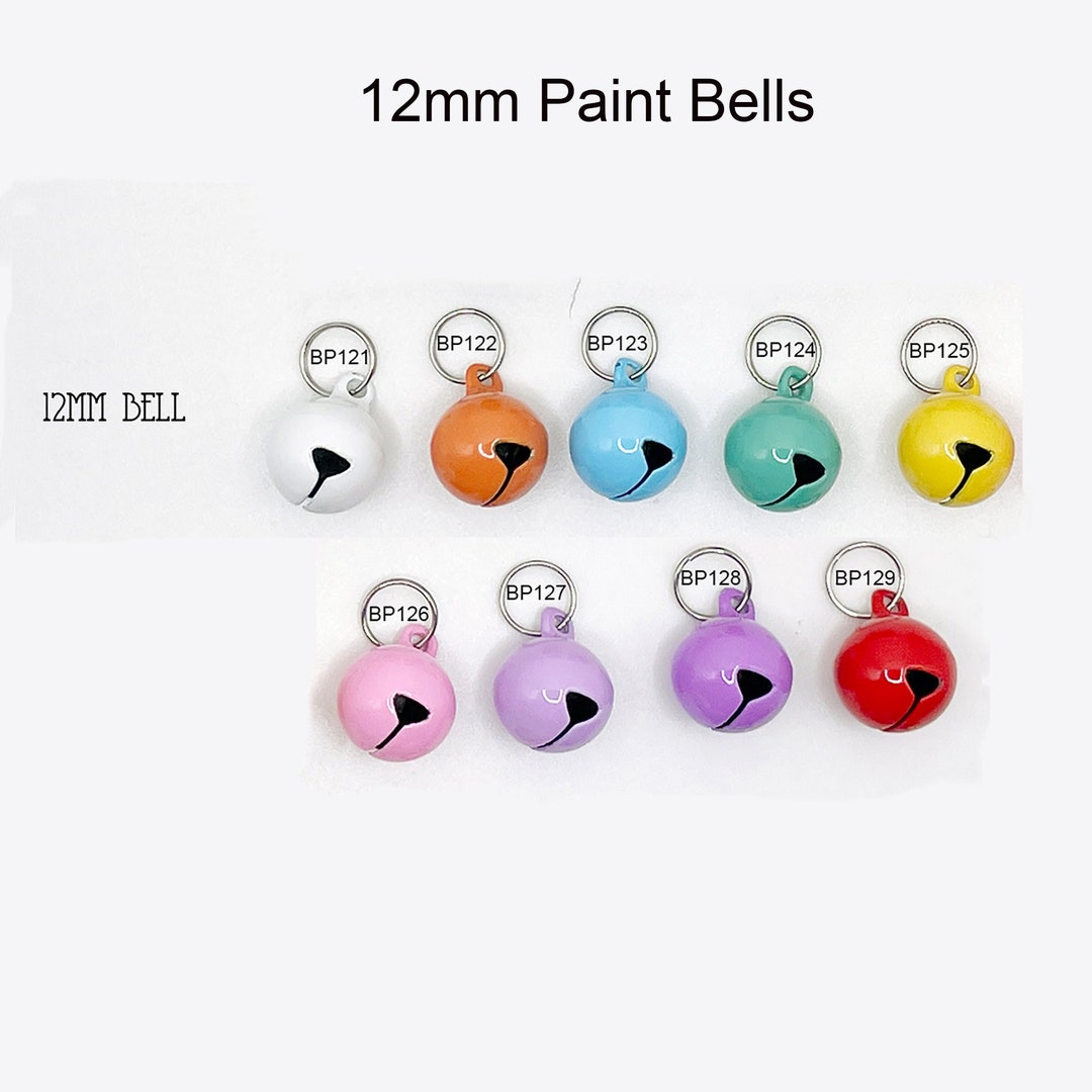 12mm Bells for Dogs and Cats •pet Bells• 12mm Metallic Stainless Pet ...