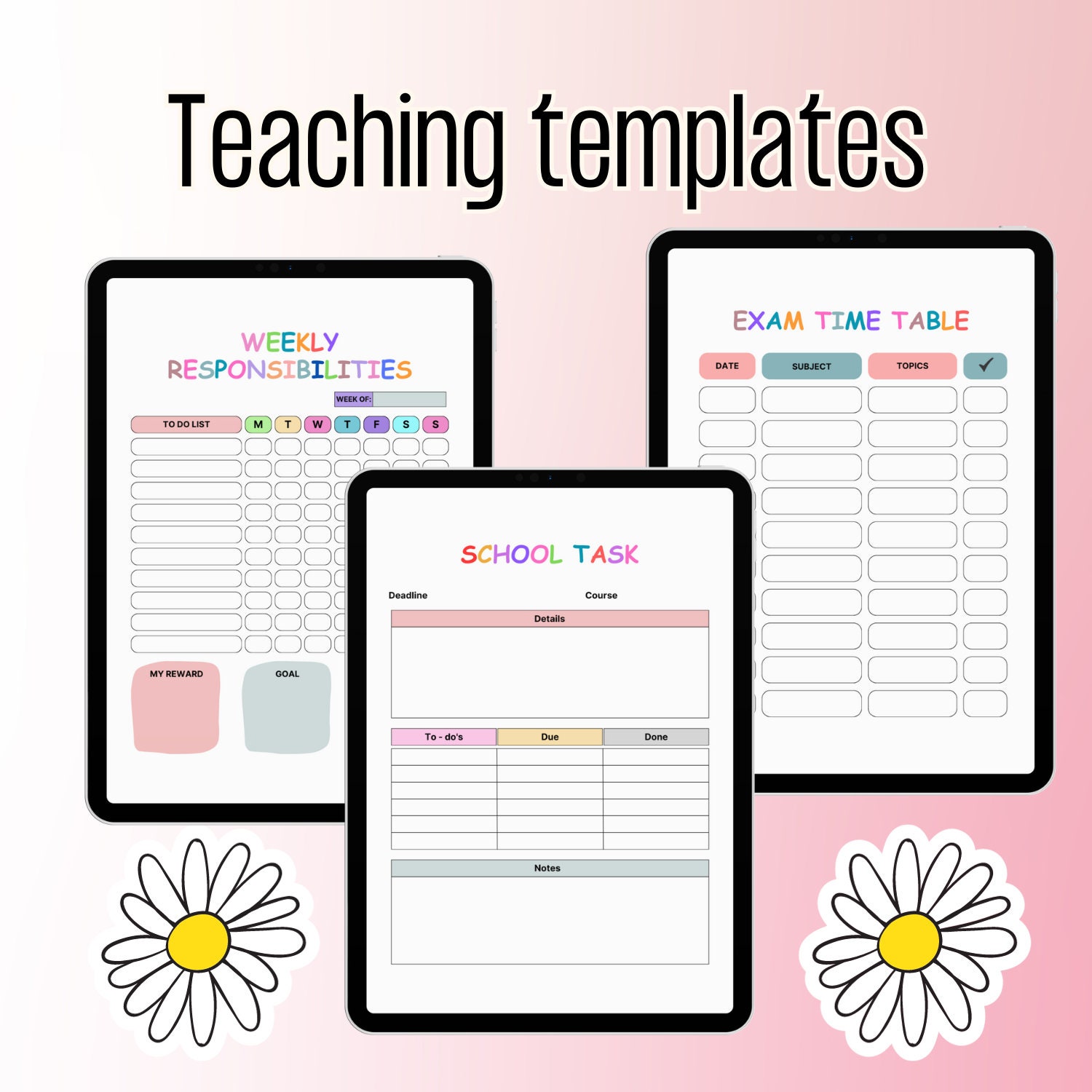 20242025 Homeschool Digital Planner, Academic Planner, Teacher Planner ...