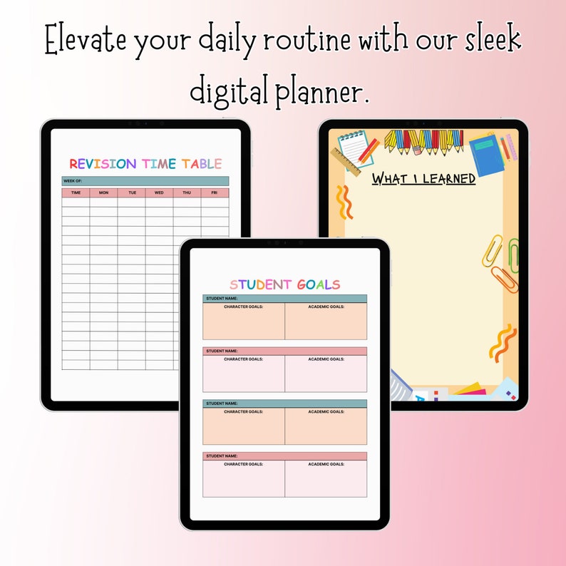 20242025 Homeschool Digital Planner, Academic Planner, Teacher Planner ...