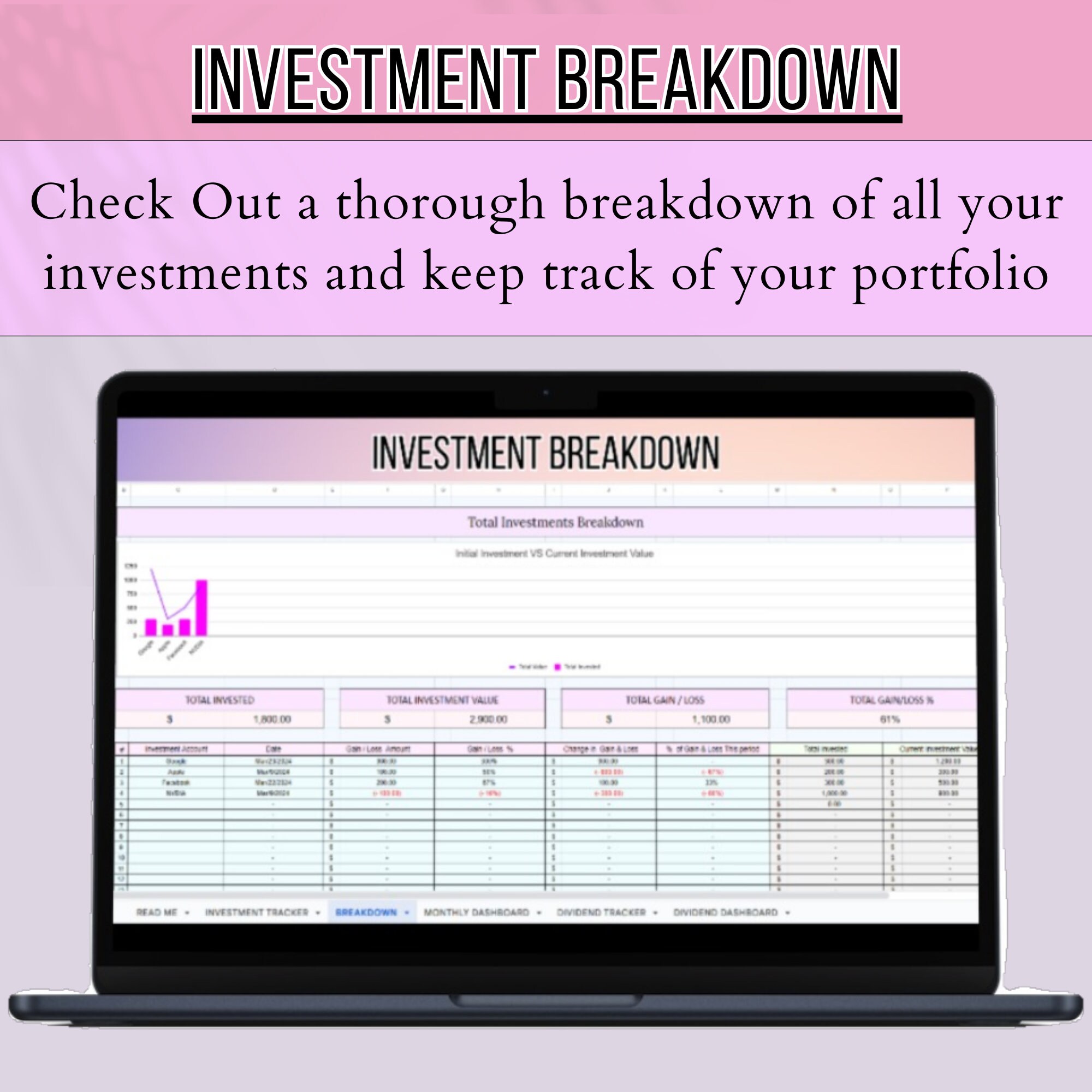 Ultimate Investment Tracker, Stock Portfolio Tracker, Dividend Tracker ...