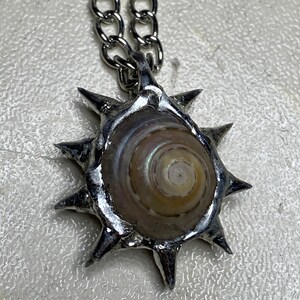 Spiral Spiky Shell Necklace,soldering Shell Ocean Jewelry - Etsy