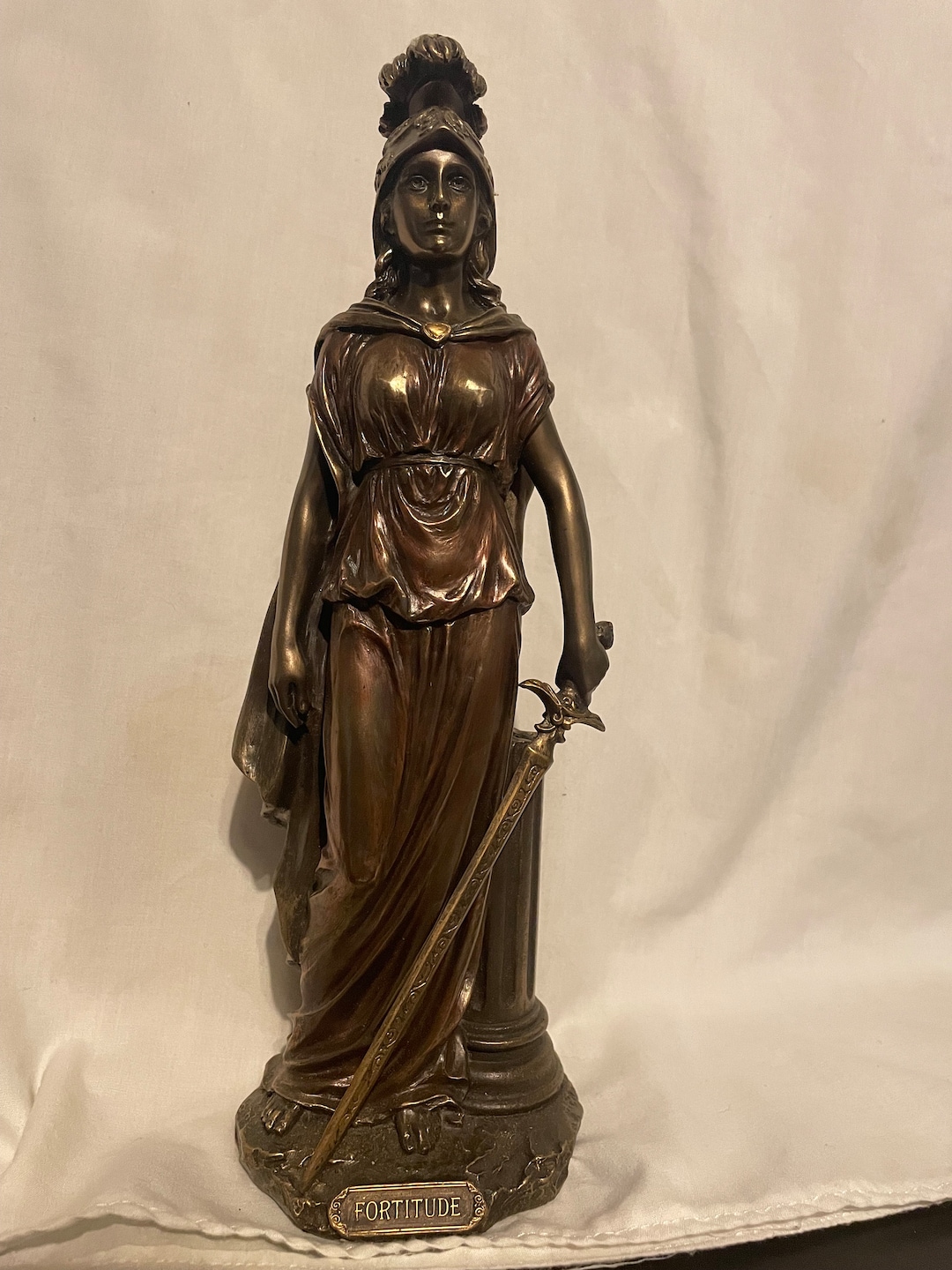 Fortitude Statue Goddess Virtues Decorative Resin - Etsy