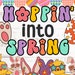 Spring Bulletin Board Kit, Easter Bulletin Boards, Groovy Classroom ...