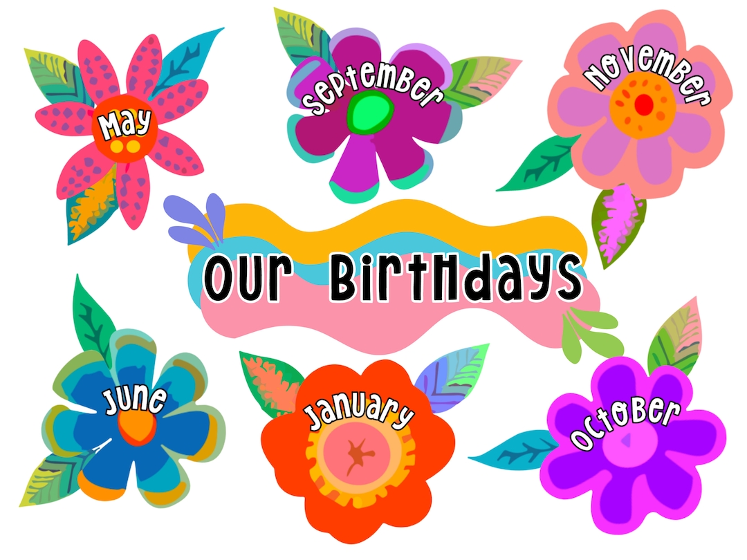 Flower Classroom Theme, Nature Classroom Decor, Classroom Birthday ...