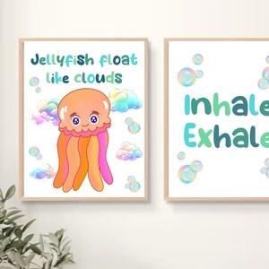 Calming Corner Posters, Ocean Classroom Decor, Calm Down Corner for ...
