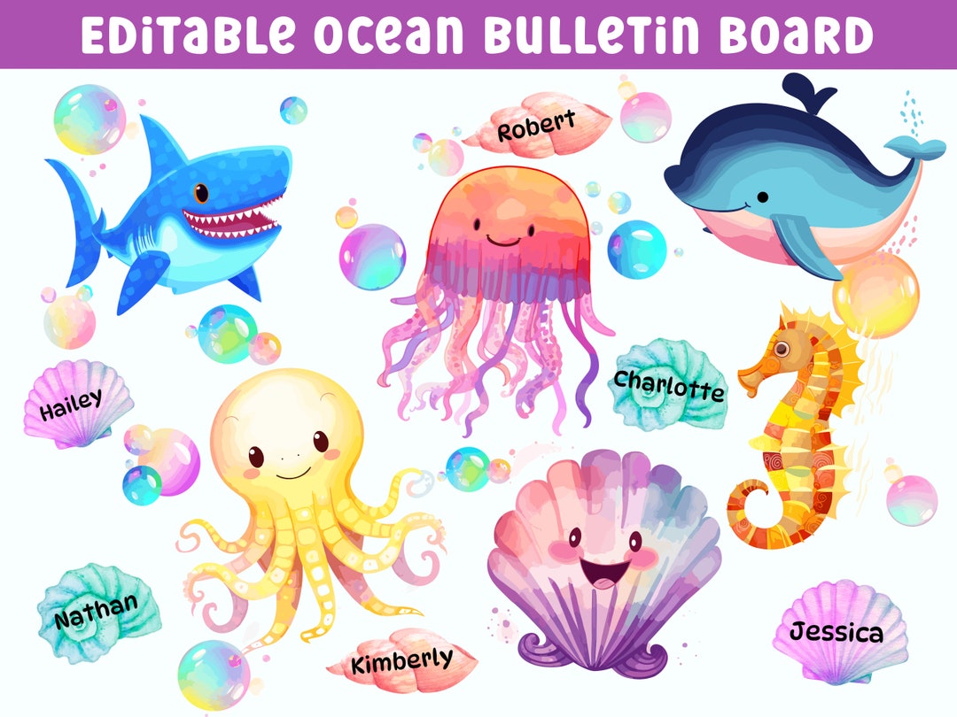 Under the Sea Classroom Decor, Ocean Classroom Theme, Back to School ...