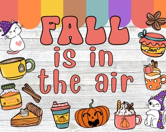 Fall Bulletin Board Kit | Classroom Decor | Retro - Etsy