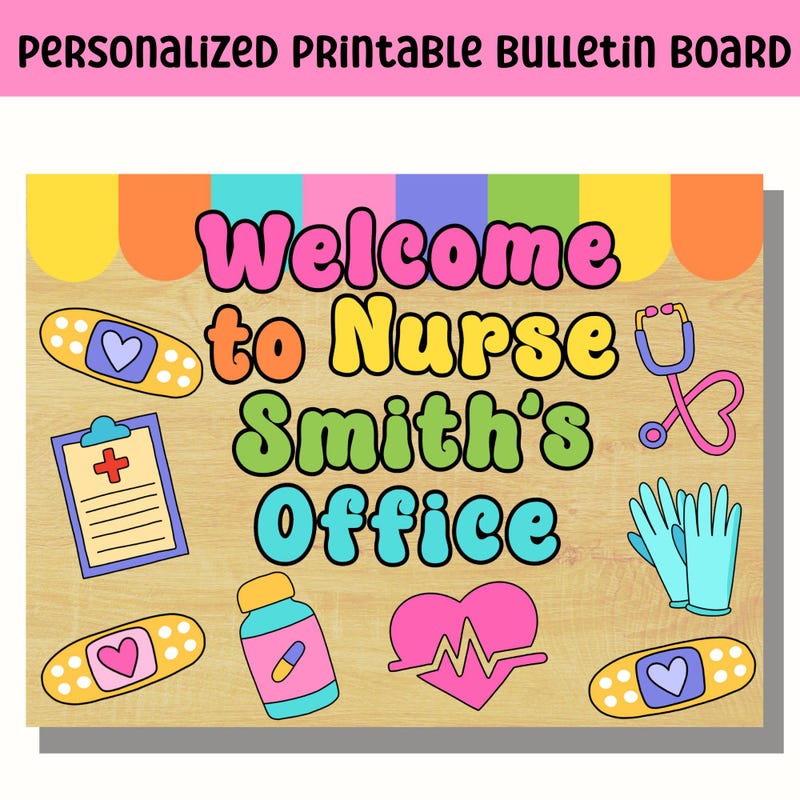 Nurse Bulletin Board - Etsy