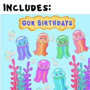 Ocean Classroom Decor Bundle, Under the Sea Classroom Theme, Printable ...