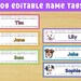 Dog Classroom Decor, Dog Classroom Theme, Editable Desk Name Plates ...