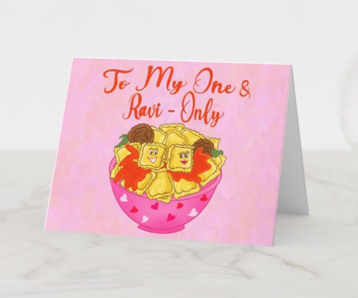 Printable Food Pun Card, Pasta Valentine, Italian Food Print, Digital ...