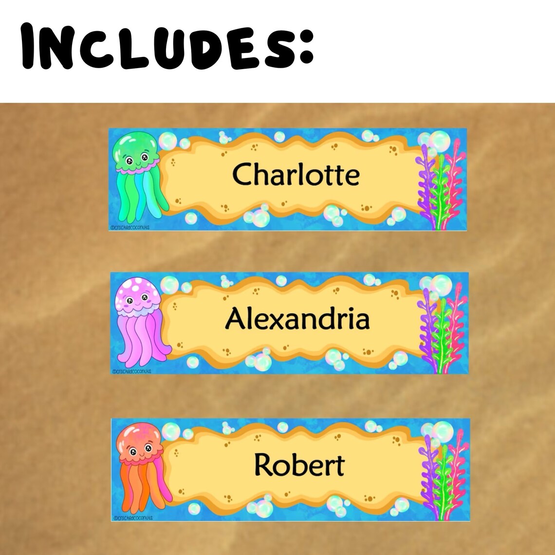 Ocean Classroom Decor Bundle, Under the Sea Classroom Theme, Printable ...